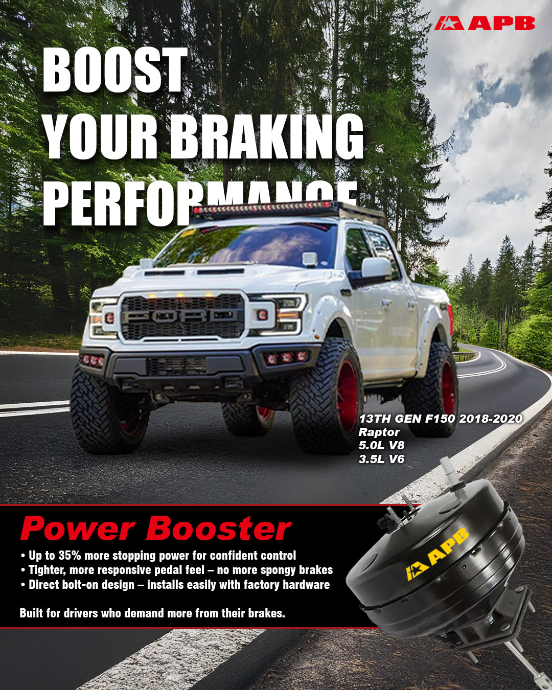 APB Upgraded Power Booster 13th GEN FORD F150 2018-2020 – APB USA